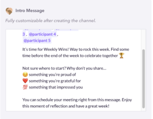 Weekly Wins: Employee Recognition | Slack Templates by Donut